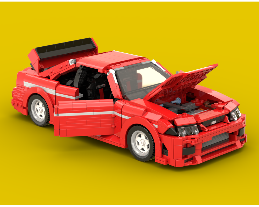LEGO MOC Nissan Skyline GTR R33 400R by JackyBoy5 | Rebrickable - Build ...