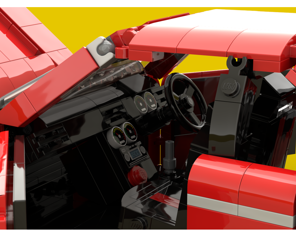 LEGO MOC Nissan Skyline GTR R33 400R by JackyBoy5 | Rebrickable - Build ...