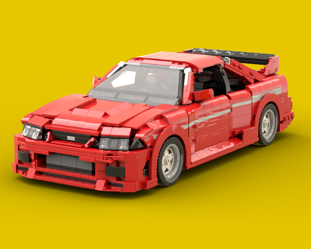 LEGO MOC Nissan Skyline GTR R33 400R by JackyBoy5 | Rebrickable - Build ...