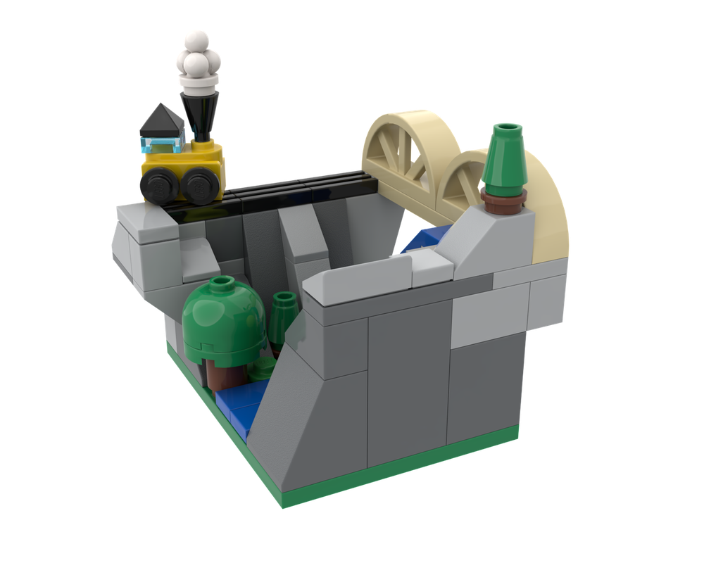 LEGO MOC 18 Train diorama by MyKidisanAlien | Rebrickable - Build with LEGO