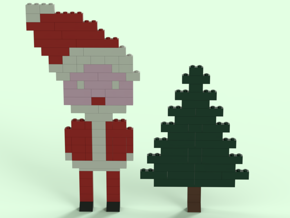 LEGO MOC Santa brickman by Autozout | Rebrickable - Build with LEGO