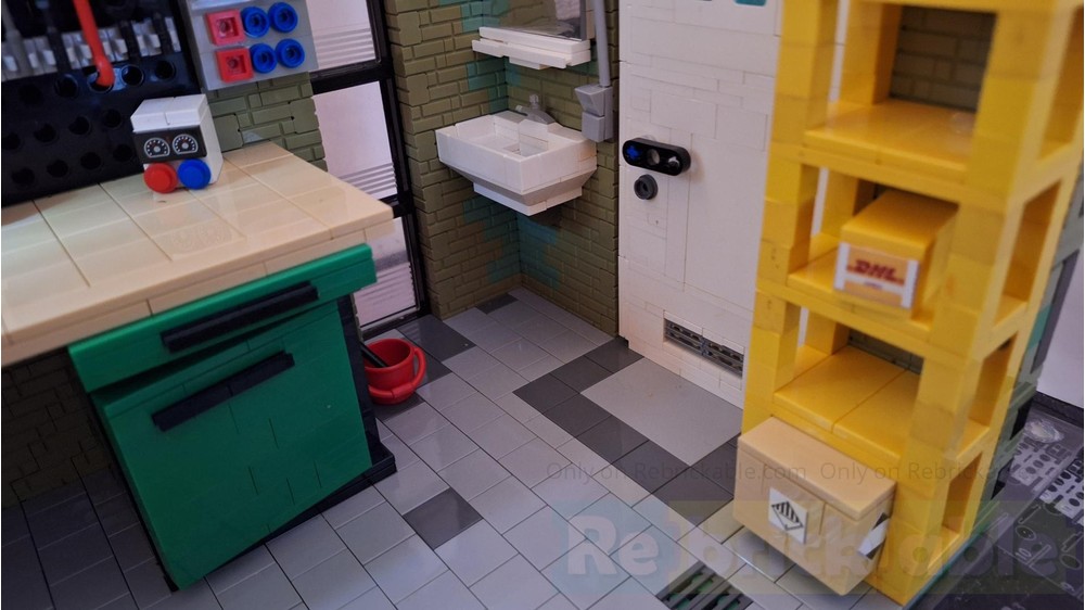 Lego Moc Diorama Lego Workshop By Hjvdh Rebrickable Build With Lego