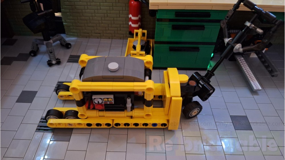 Lego Moc Diorama Lego Workshop By Hjvdh Rebrickable Build With Lego