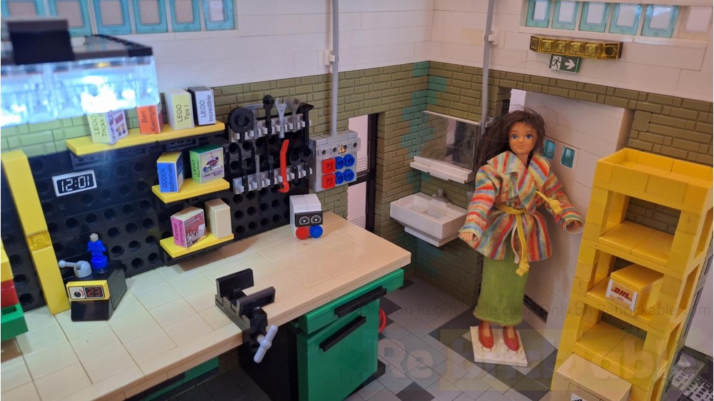 Lego Moc Diorama Lego Workshop By Hjvdh Rebrickable Build With Lego
