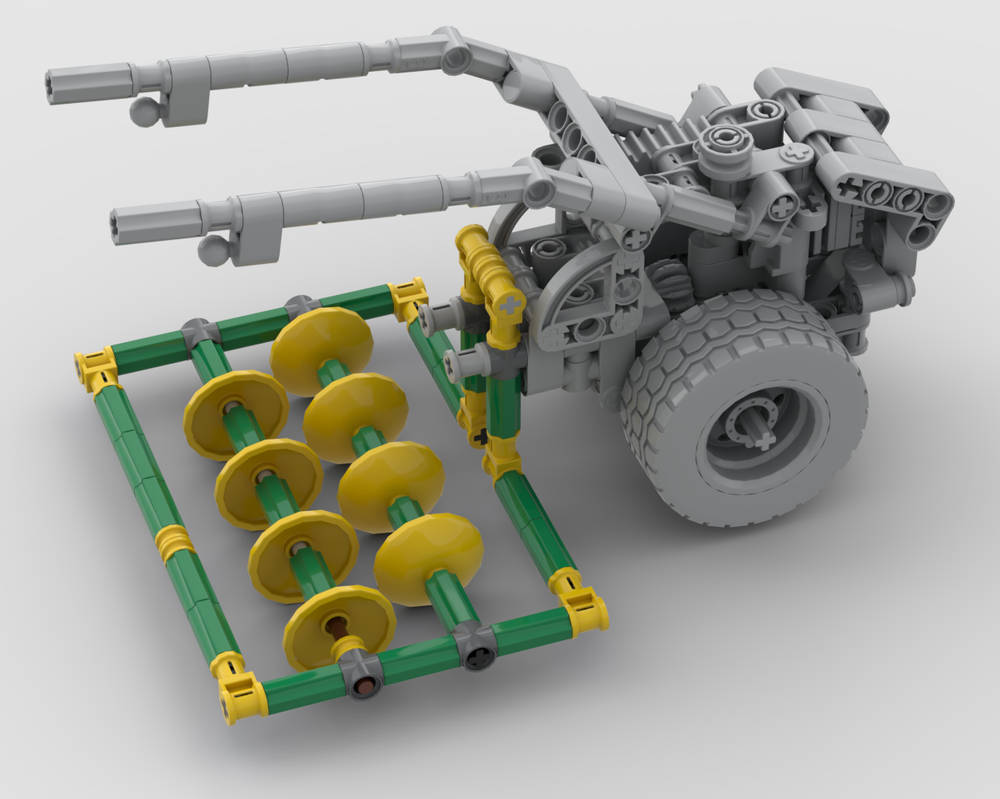 LEGO MOC Disc Harrow (2 Rows) for Single-Axle Tractor #18 by Larsagri ...