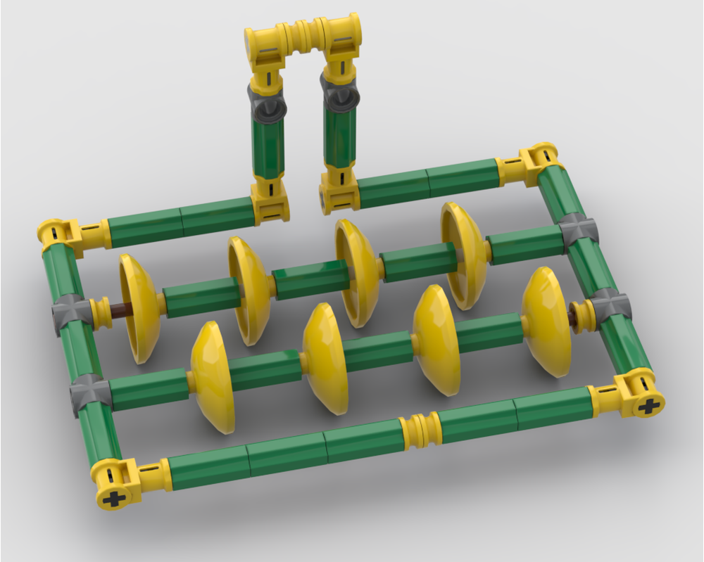 LEGO MOC Disc Harrow (2 Rows) for Single-Axle Tractor #18 by Larsagri ...