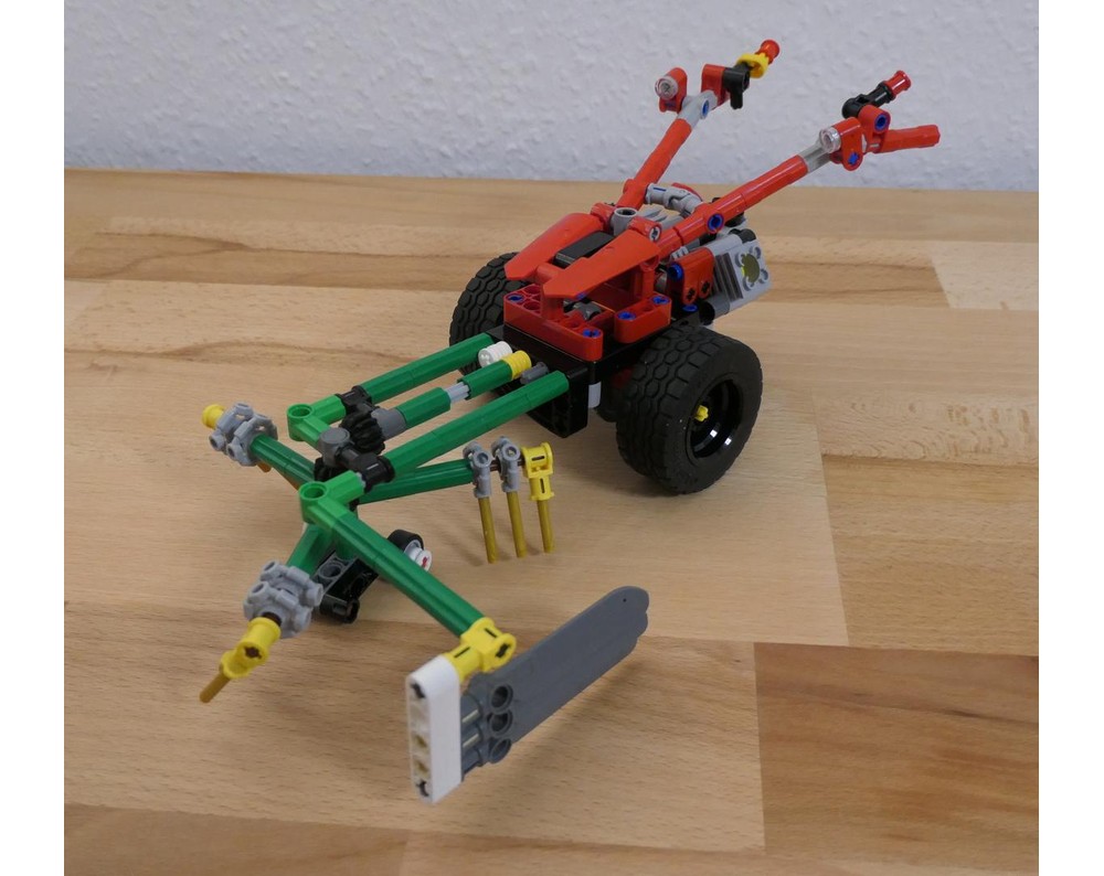 Lego Moc Windrower For Single Axle Tractor 20 By Larsagri