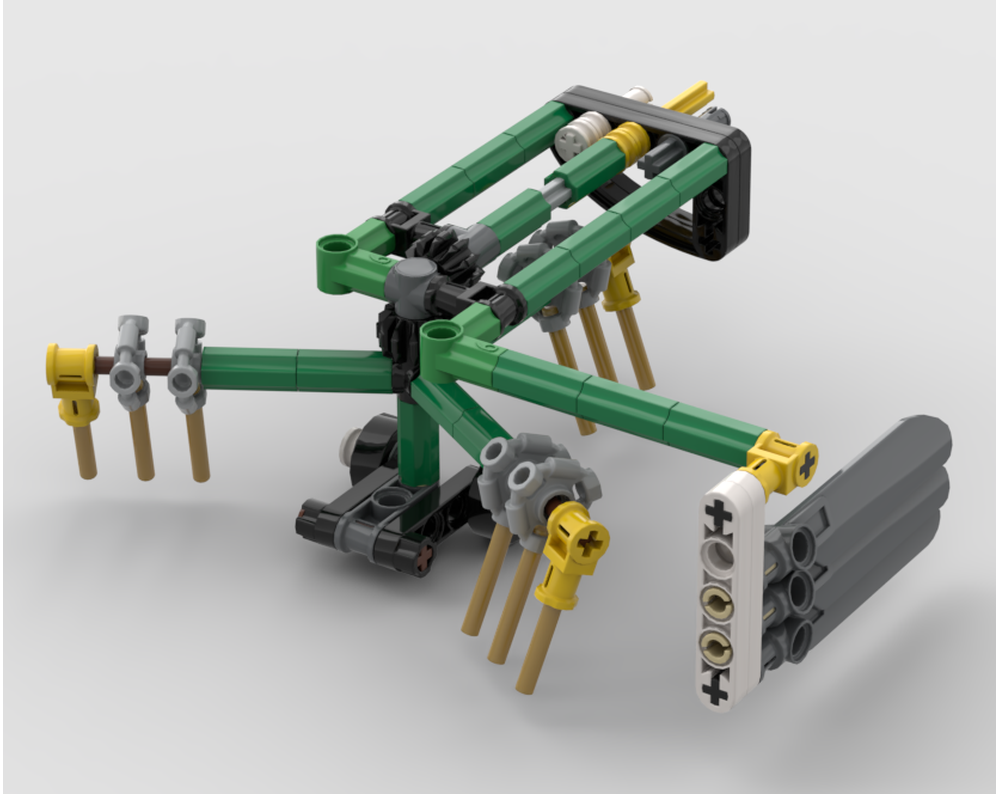 Lego Moc Windrower For Single Axle Tractor 20 By Larsagri