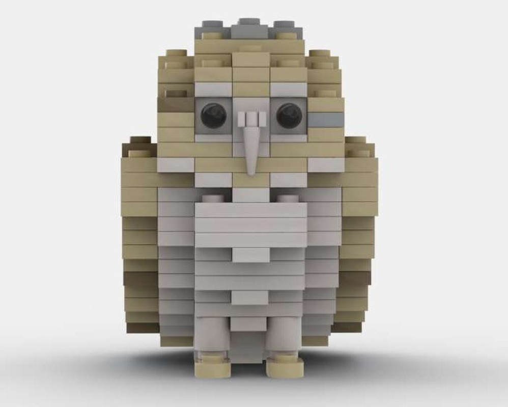 LEGO MOC Barn Owl by Wildbrickcreations | Rebrickable - Build with LEGO