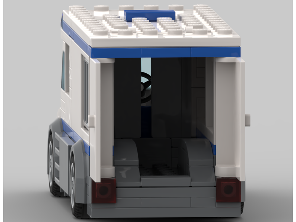 LEGO MOC Police Transport by EnderMB | Rebrickable - Build with LEGO