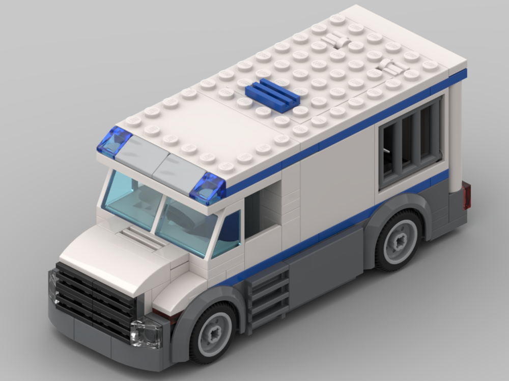 LEGO MOC Police Transport by EnderMB | Rebrickable - Build with LEGO