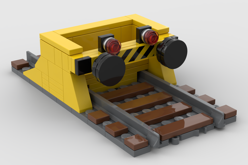 LEGO MOC Train Buffer Stop or Stopblock by Brick_Dad | Rebrickable ...