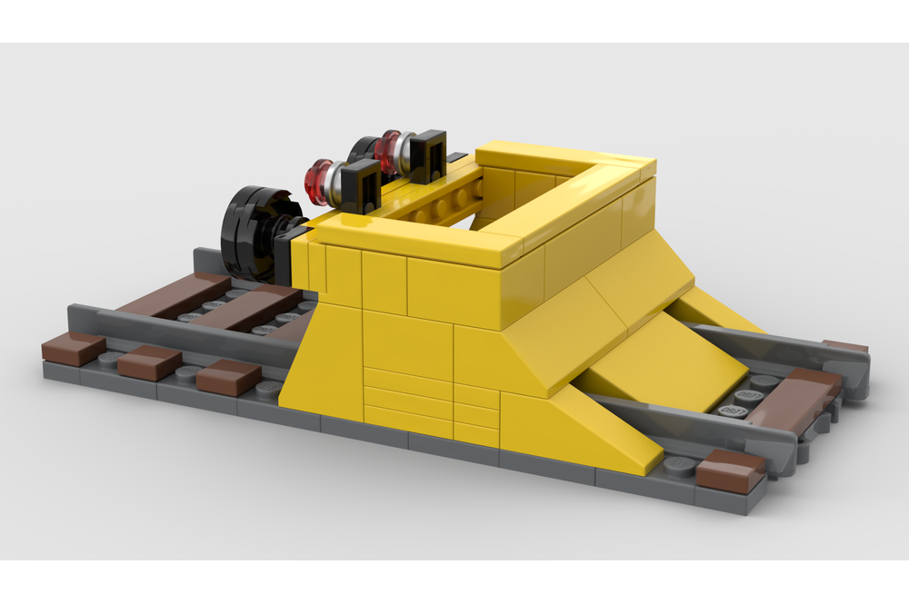 Lego Moc Train Buffer Stop Or Stopblock By Brickdad Rebrickable