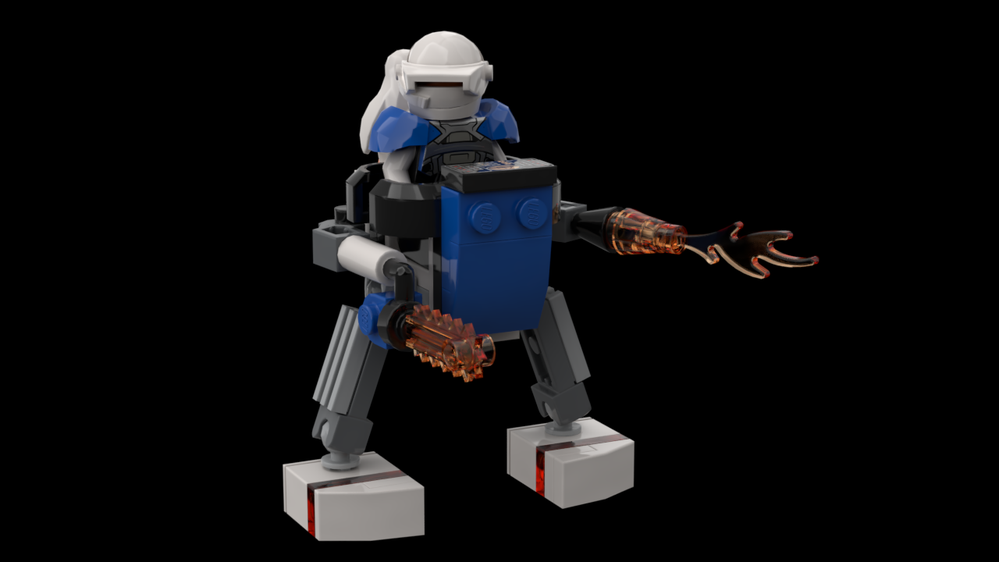 Lego Moc Ice Planet Cmf Mech Suit By Watsonlego Rebrickable