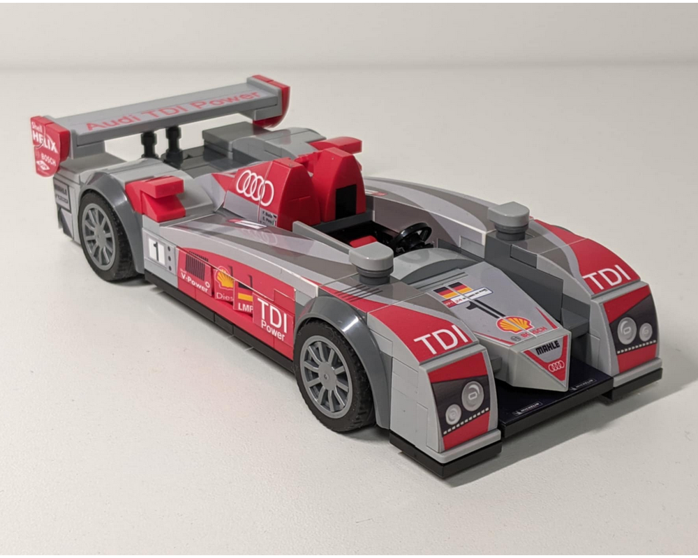 LEGO MOC Audi R10 TDI #1 2007 Le Mans winner by GCh | Rebrickable ...