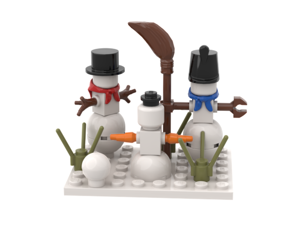 LEGO MOC Advent Calender - Snowman by porklegoguy | Rebrickable - Build ...