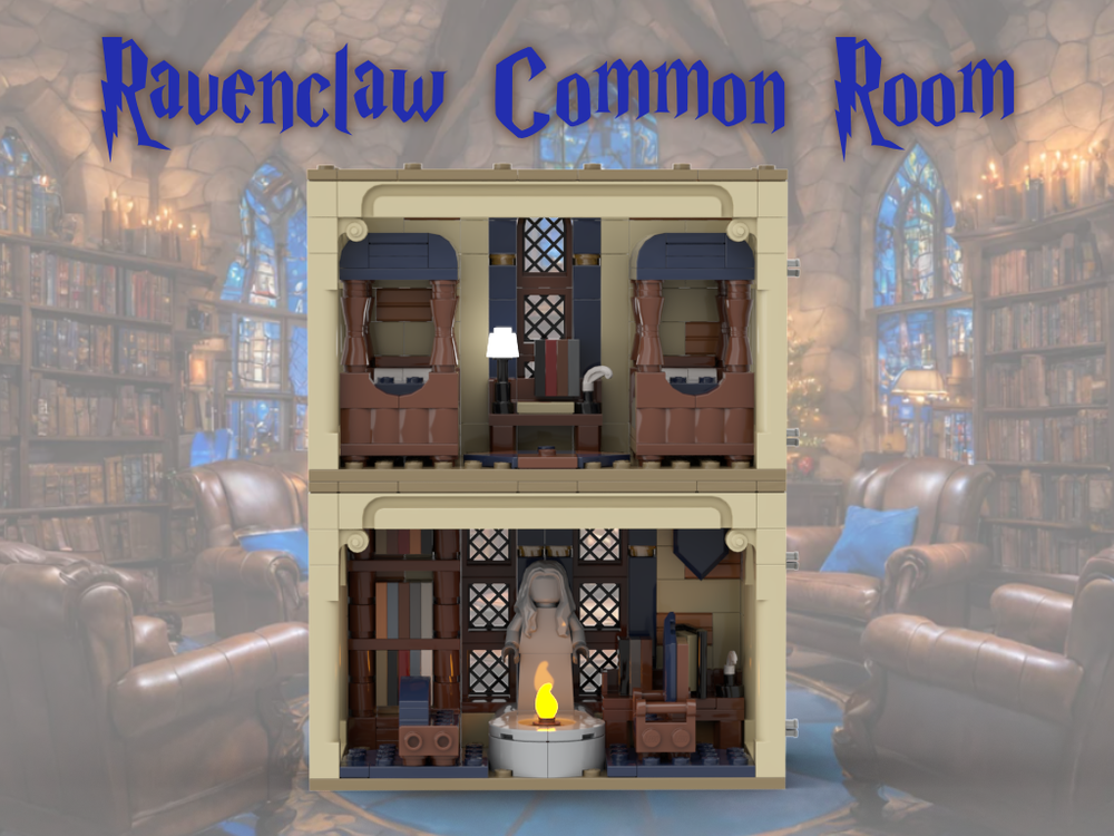 LEGO MOC Ravencl*w Common Room Set (Modular) by Mystical95 ...