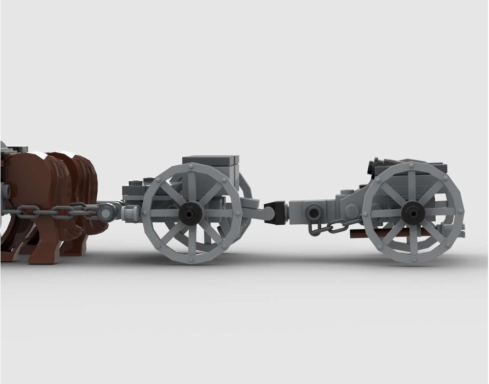 LEGO MOC British Napoleonic Royal Artillery Limber and light Howitzer ...