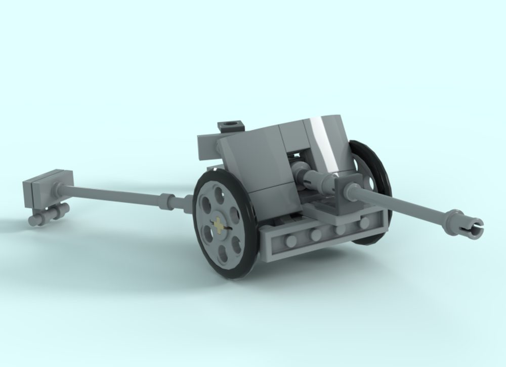 LEGO MOC Pak 38 50mm German Anti-Tank Gun by Brickguy10 | Rebrickable ...