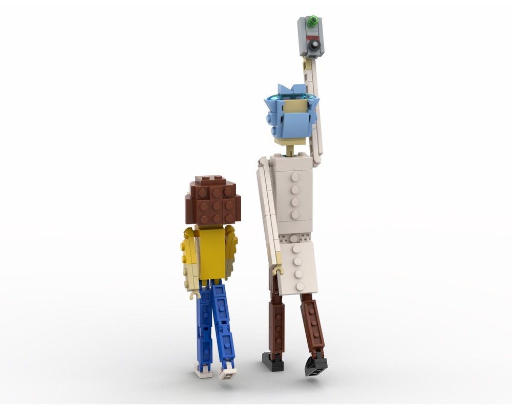 LEGO MOC-204582 Rick & Morty by MR-Briiick | Rebrickable - Build with LEGO