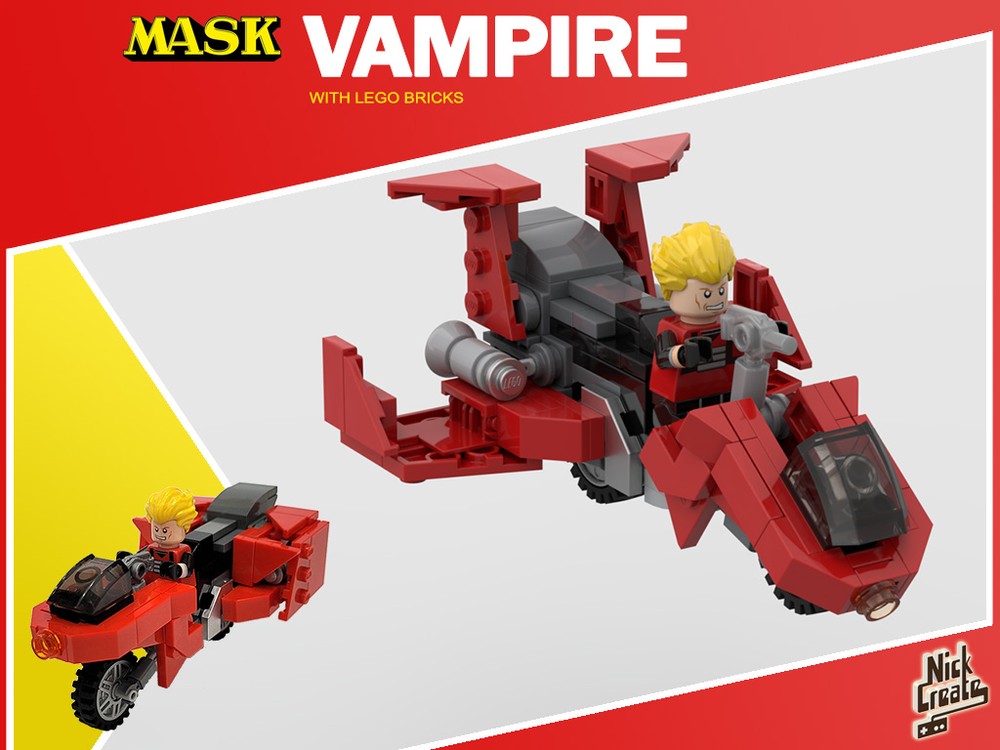 LEGO MOC M.A.S.K. - V.E.N.O.M.'s Vampire Touring Cycle by NickCreate ...