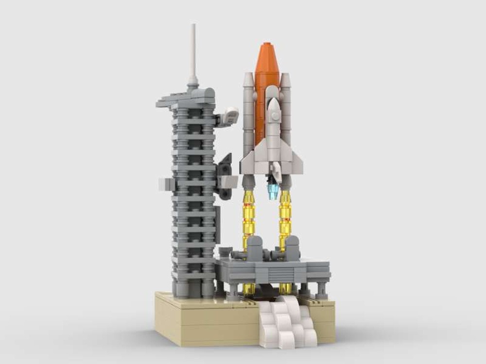 LEGO MOC-204598 nano Space Shuttle launch v.2 by ej76az | Rebrickable ...