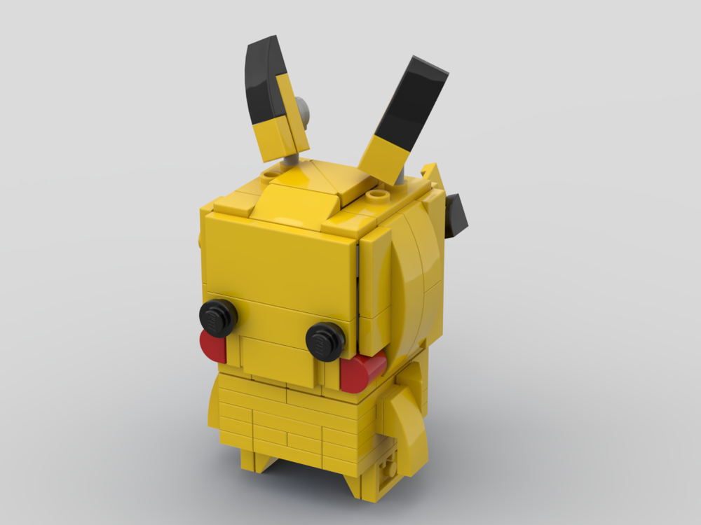 LEGO MOC 76901 - Pikachu Brickheadz by KlintIsztvud | Rebrickable ...