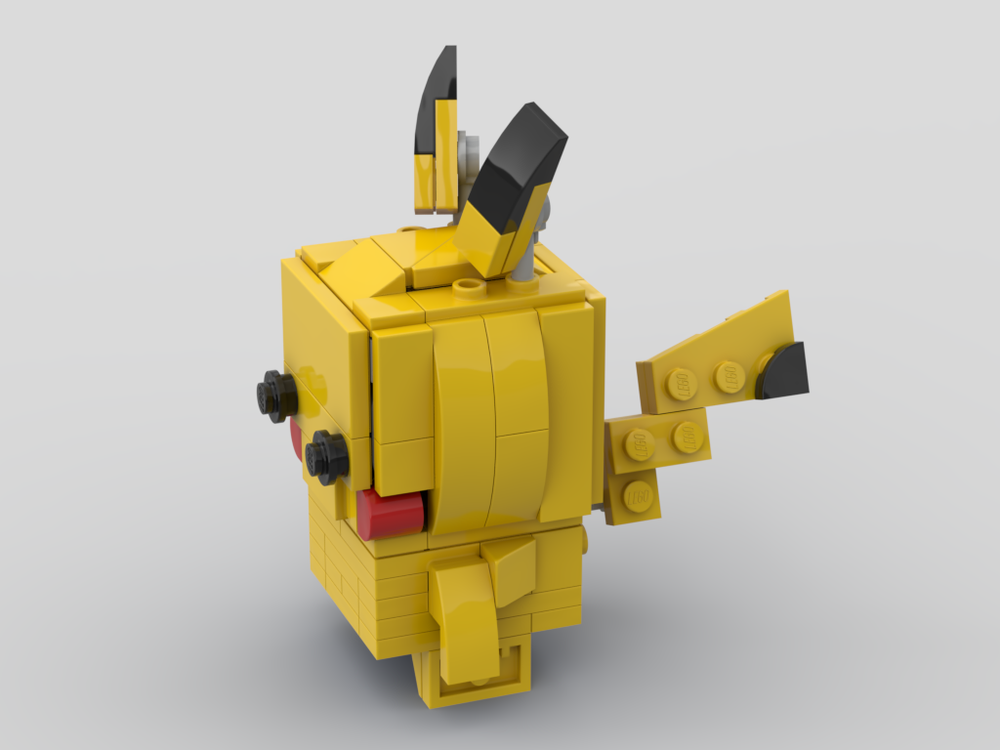 LEGO MOC 76901 - Pikachu Brickheadz by KlintIsztvud | Rebrickable ...