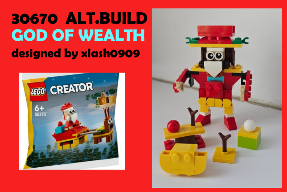 LEGO MOC 30670_GOD OF WEALTH by xlash0909 | Rebrickable - Build with LEGO