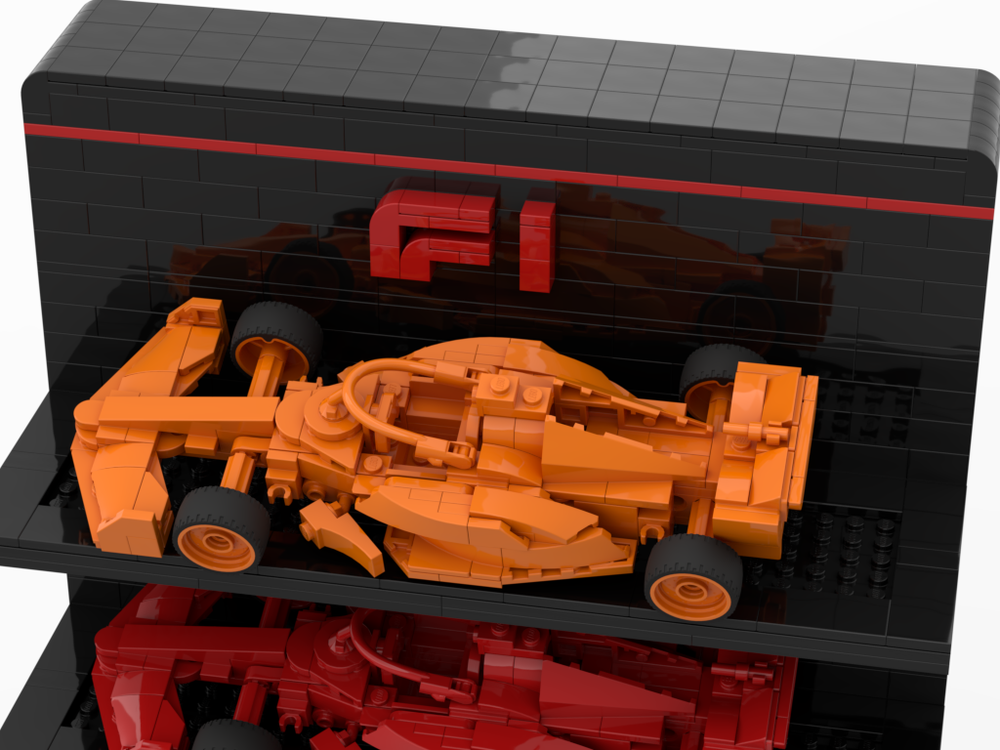 LEGO MOC F1 Formula 1 Speed Champions Display Stand by re-bricked ...