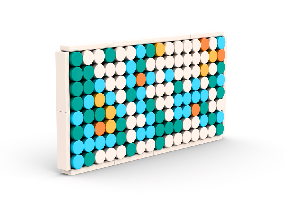 LEGO MOC Micro World Map by The Bobby Brix Channel | Rebrickable ...