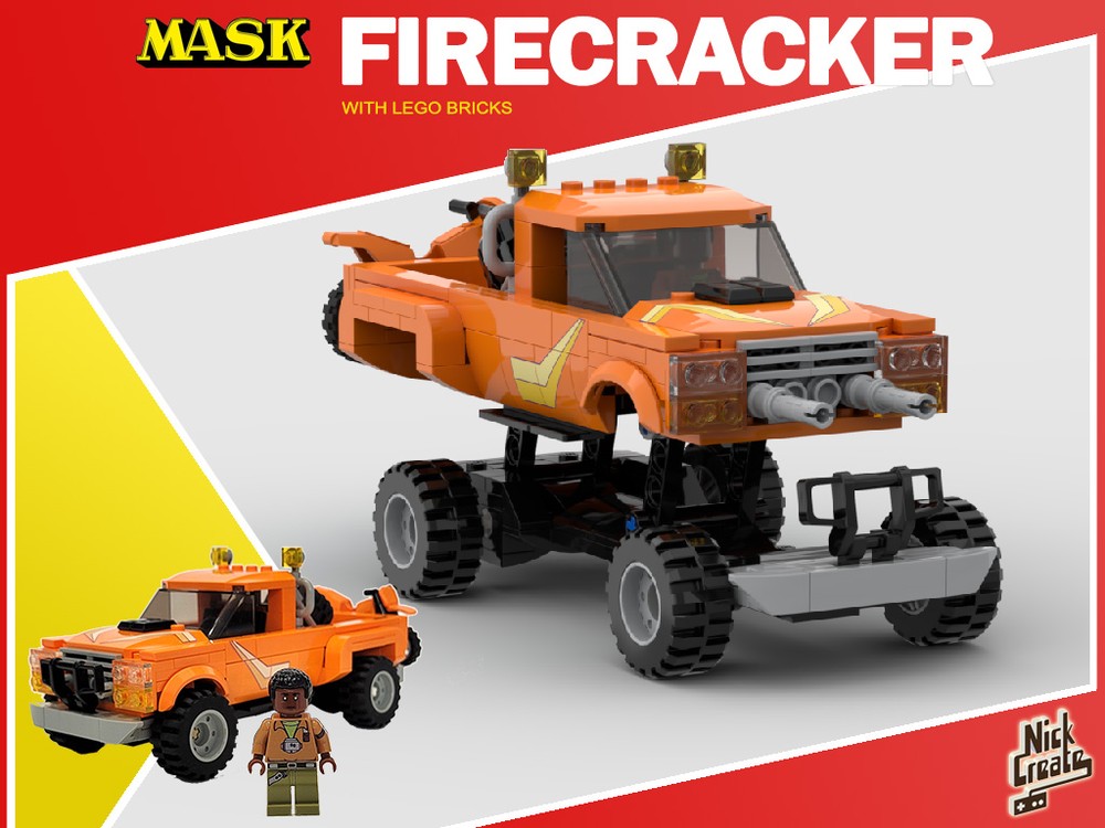 LEGO MOC M.A.S.K. - Firecracker pickup truck by NickCreate ...