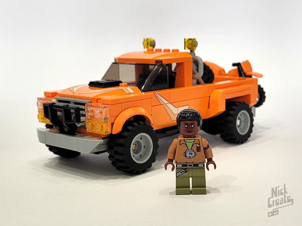 Lego Moc Mask Firecracker Pickup Truck By Nickcreate