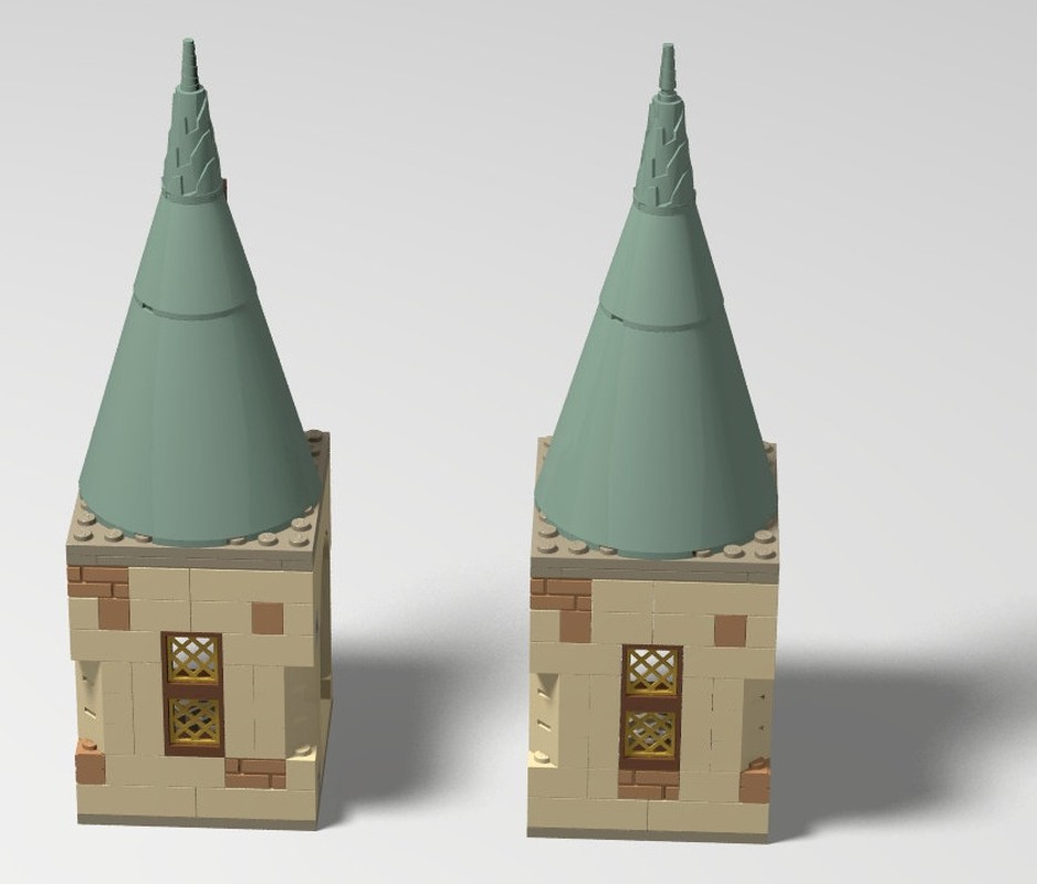 LEGO MOC modular side entrance part 2 by jgirden | Rebrickable - Build ...