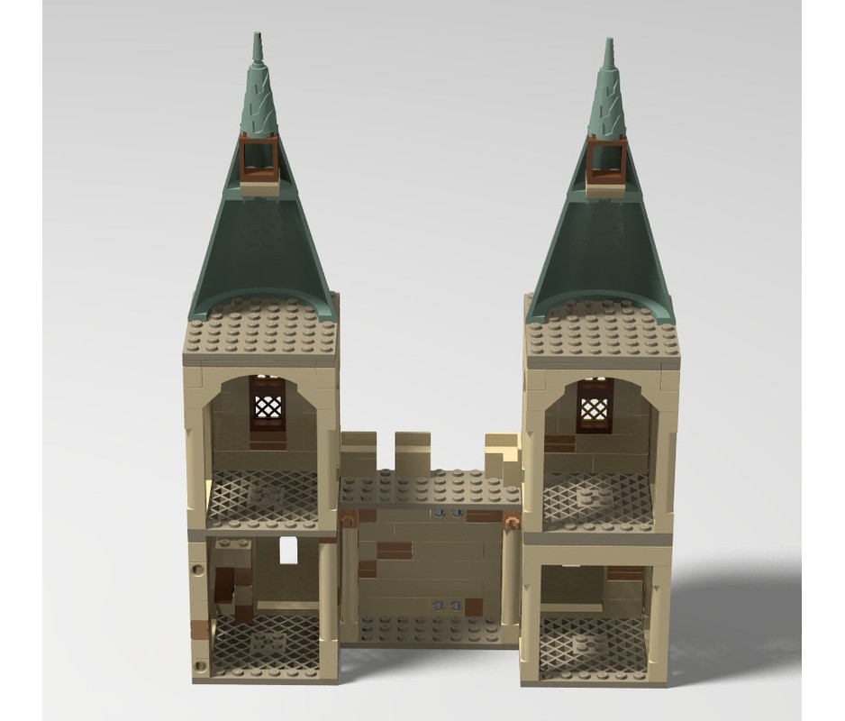 LEGO MOC modular side entrance part 2 by jgirden | Rebrickable - Build ...