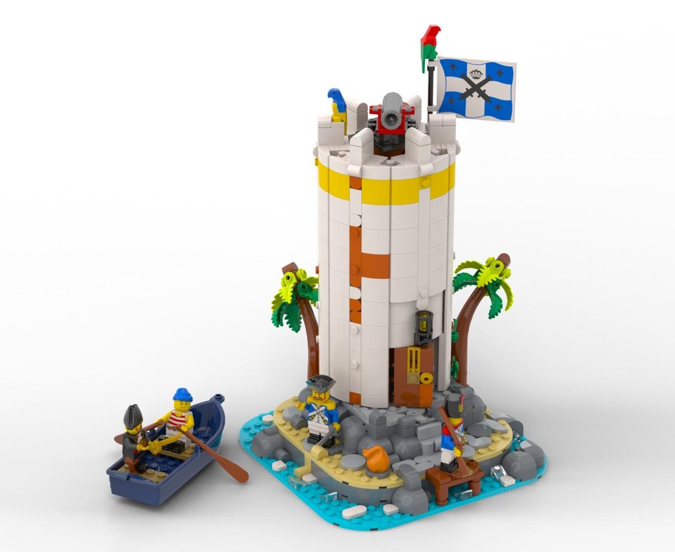 LEGO MOC Bluecoats Lagoon Imperial Turret by Coral_Bricky | Rebrickable ...
