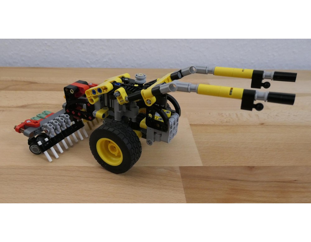 Lego Moc Modern Pasture Aerator For Single Axle Tractor 22 By Larsagri
