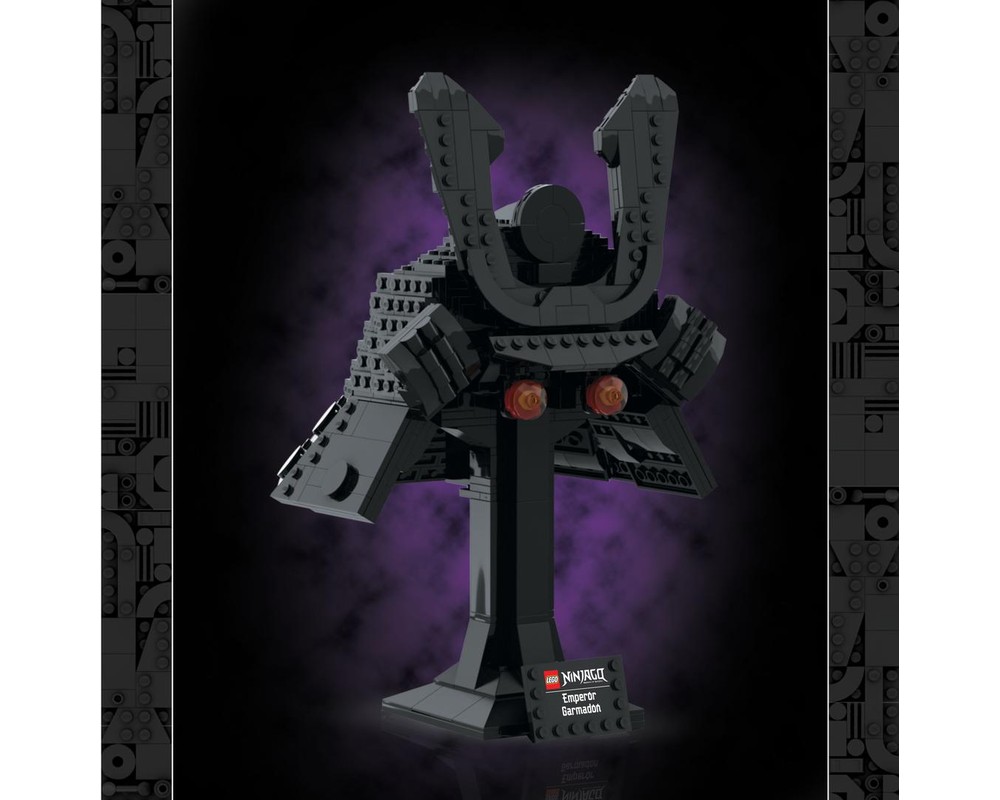 LEGO MOC Lord Garmadon Helmet by OG Brick Studio | Rebrickable - Build ...