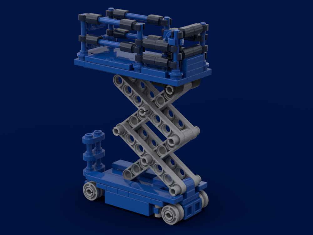 LEGO MOC Scissor Lift by 640Maple | Rebrickable - Build with LEGO