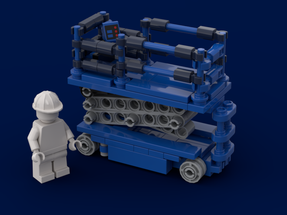LEGO MOC-204646 Scissor Lift by 640Maple | Rebrickable - Build with LEGO