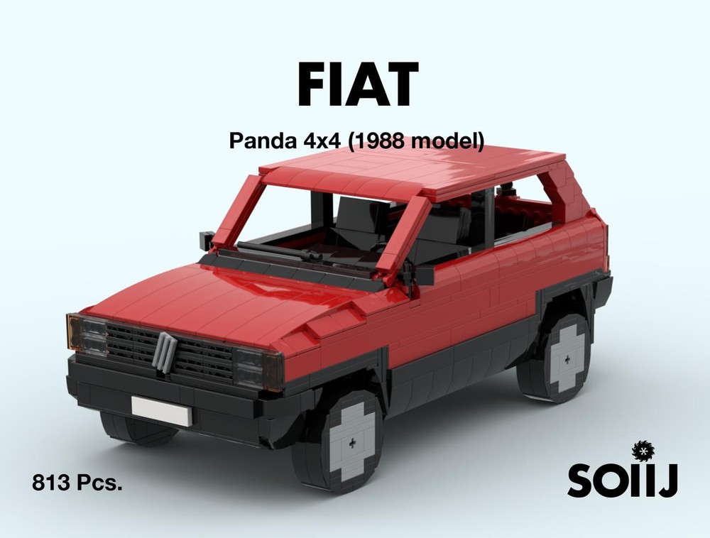 LEGO MOC Fiat Panda 4x4 (1988 model) - 1:12 by Soiij | Rebrickable ...