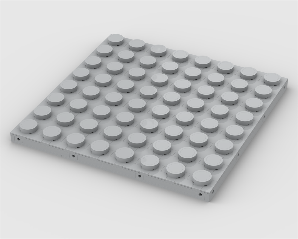 LEGO MOC Upscaled roadplate curb by Briquoleur | Rebrickable - Build ...