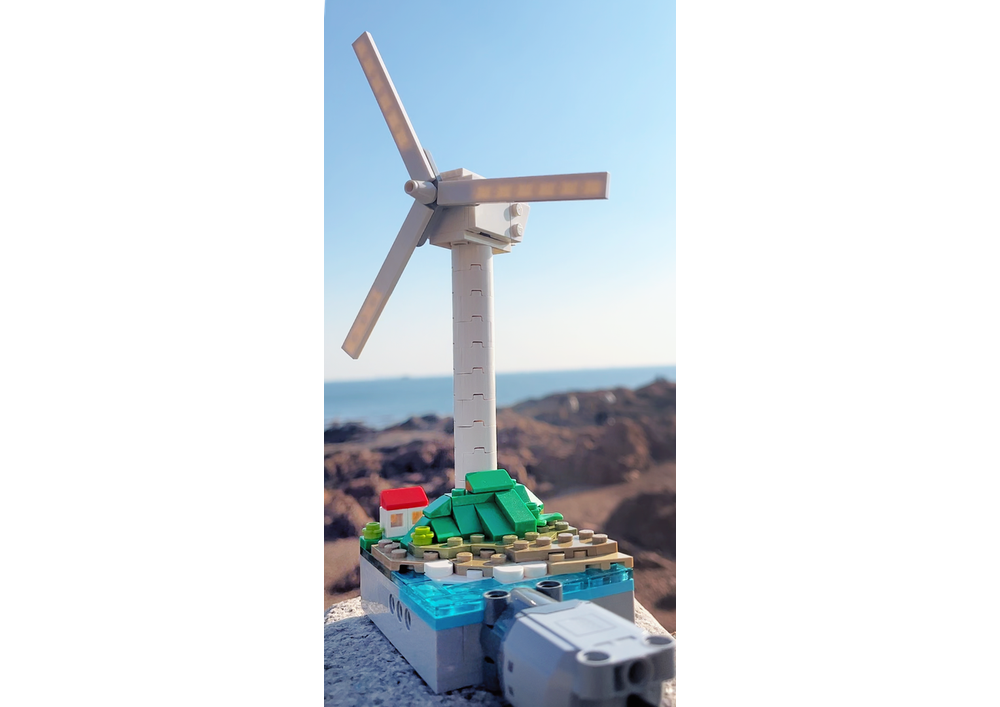LEGO MOC-204676 Working Mini Wind Turbine by asnoopy | Rebrickable ...