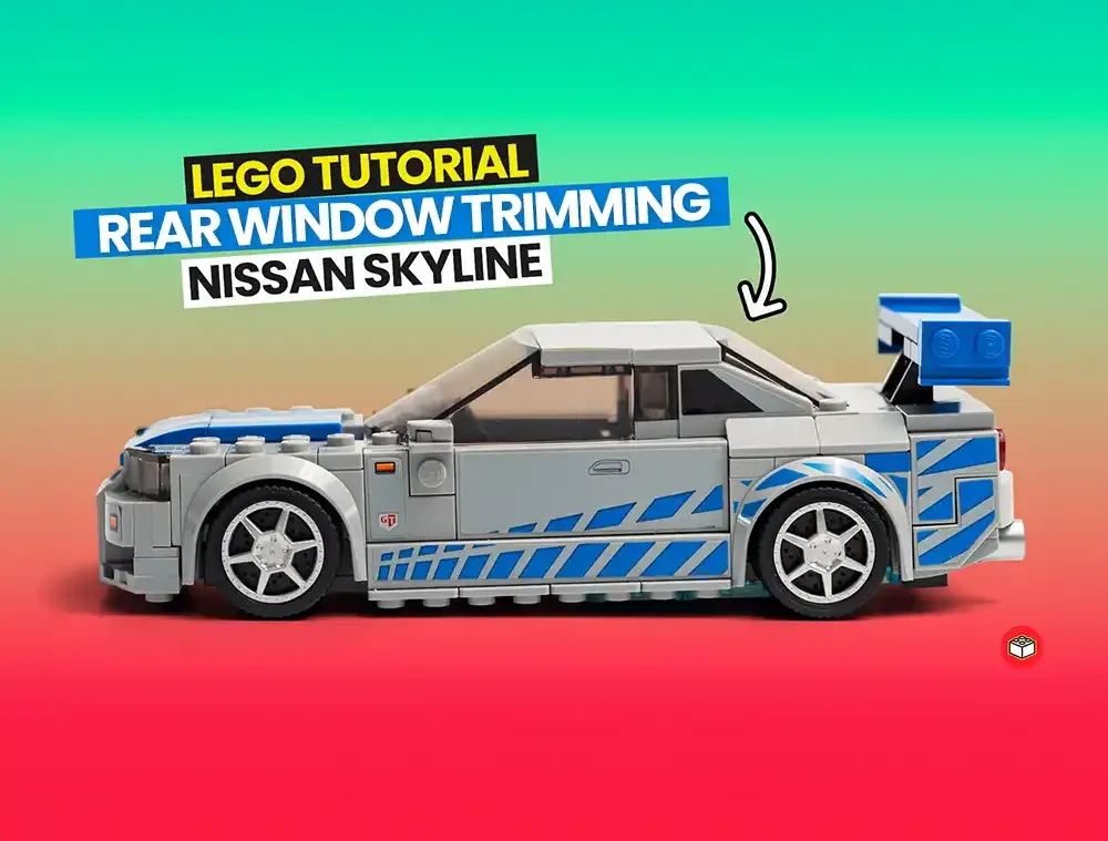 LEGO MOC-204685 Short roof for the Lego Nissan Skyline R34 76917 by ...