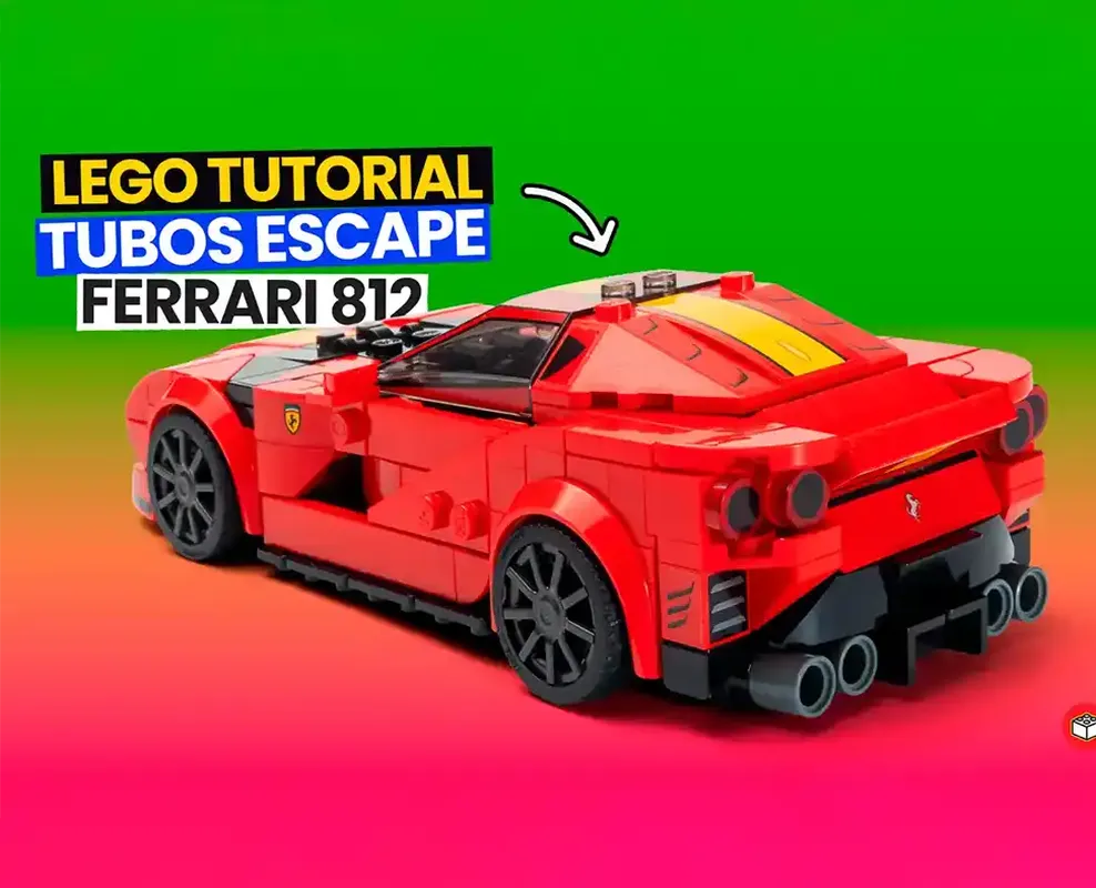 LEGO MOC-204687 4 larger exhaust pipes for the Lego 812 by timetobrick ...