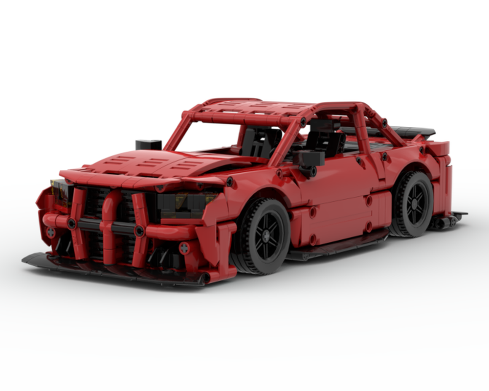 LEGO MOC BMW M4 E82 RED by lego_xtremcar | Rebrickable - Build with LEGO