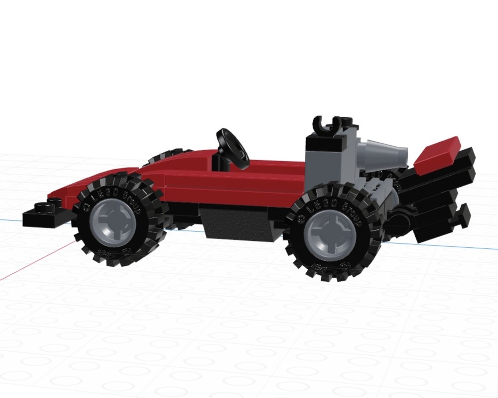 LEGO MOC Simple go-Kart by ElvarSher | Rebrickable - Build with LEGO