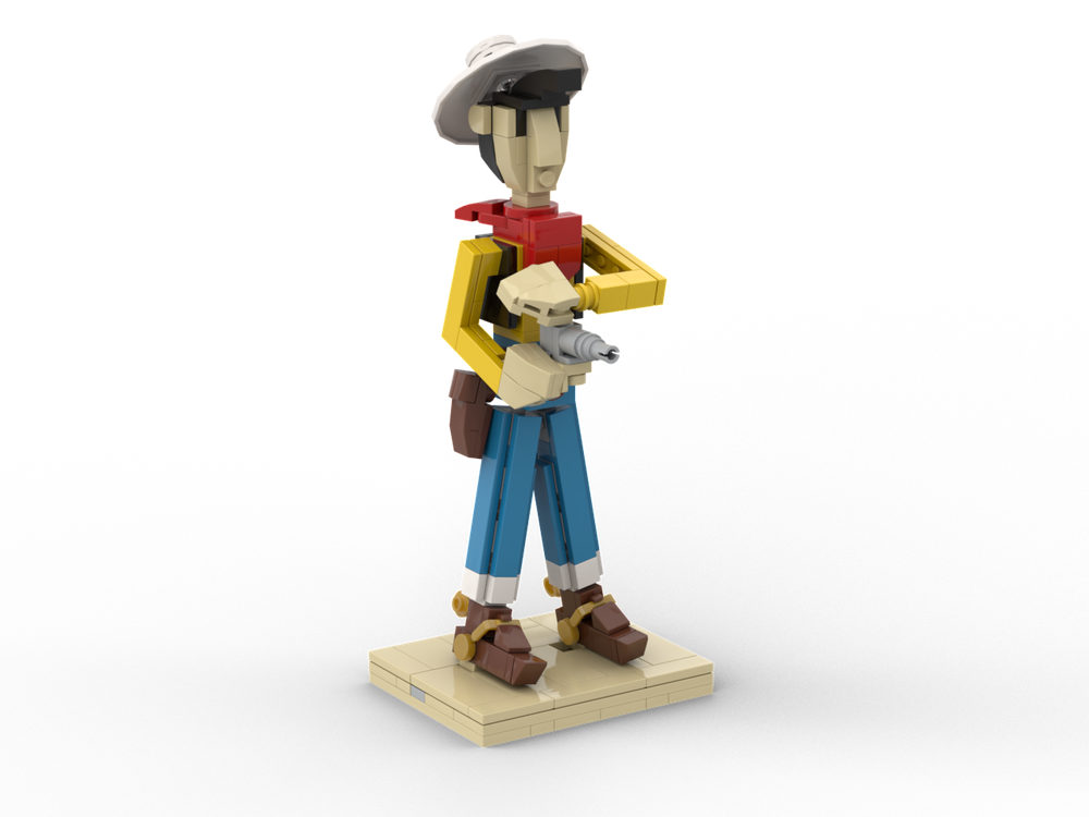LEGO MOC Lucky Luke by FredL45 | Rebrickable - Build with LEGO