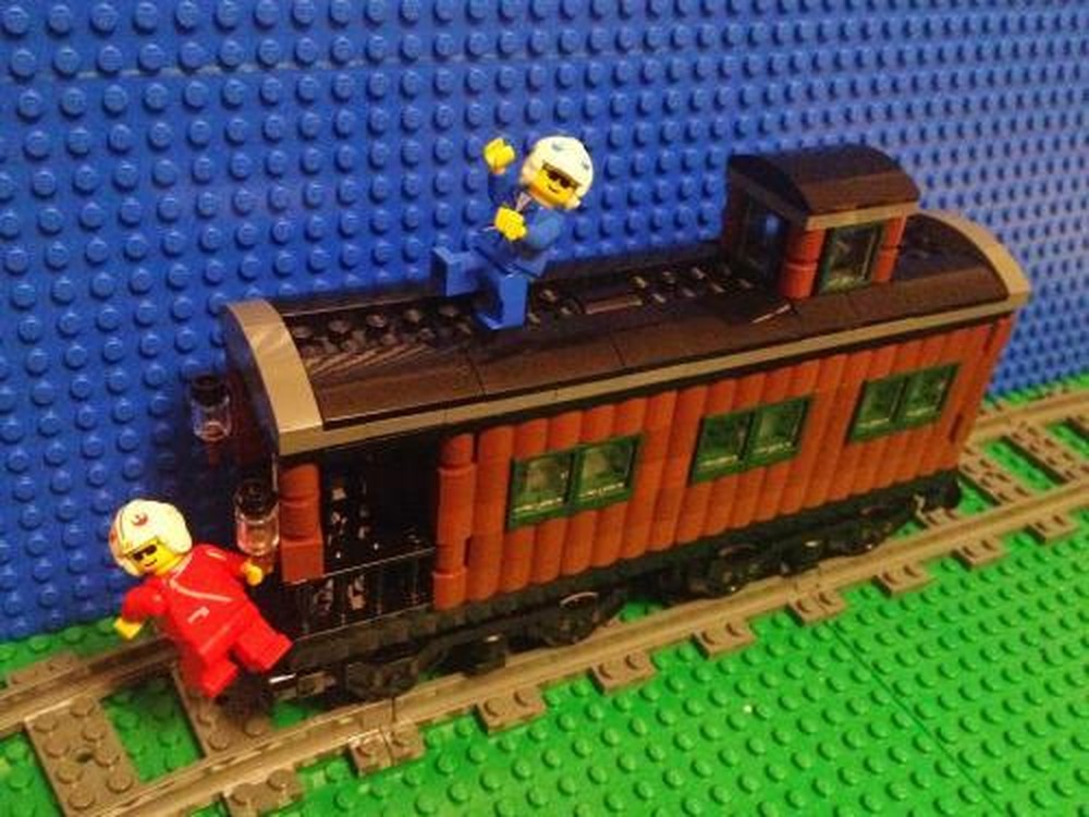 LEGO MOC MOC motorized caboose for Lone Ranger Constitution Train by ...