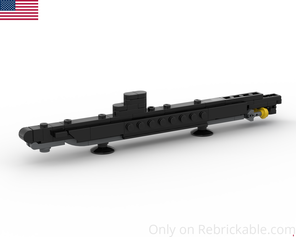 LEGO MOC-204717 Tench class Submarine (GUPPY II configuration) by Brick ...